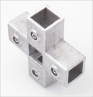 Rohrverbinder für Aluminium Vierkant aussen Rohr kaufen bei Berges ...